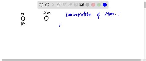 solved a particle of mass m moving with velocity v collides