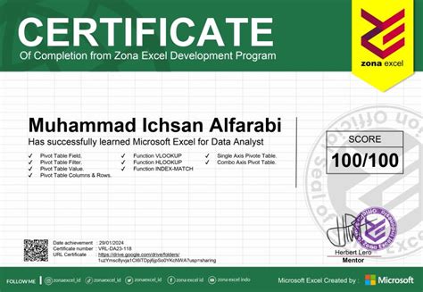 muhammad ichsan alfarabi on linkedin excel zonaexcel course