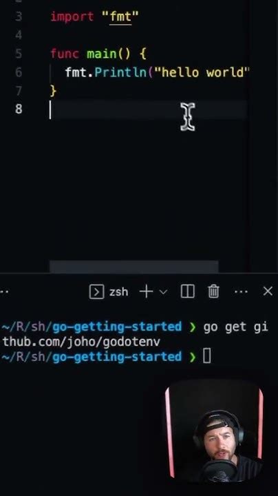 how to use env files in golang shorts development coding youtube