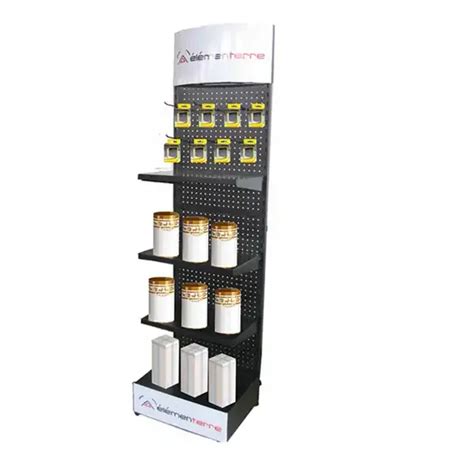 Metal Floor Pegboard Display Shelf Unit Factory Manufacturers Suppliers