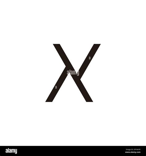 Letter Nx Geometric Symbol Simple Logo Vector Stock Vector Image And Art Alamy