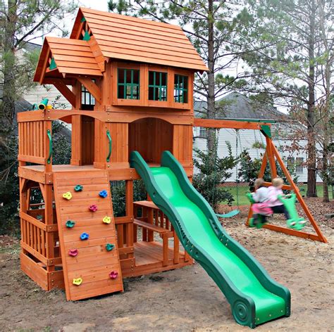 Another Set Tree House Backyard Jungle Gym