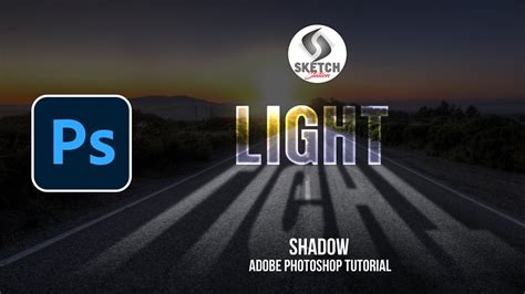 Light Shadow Text Effect In Photoshop Cc Tutorial Sketch Station