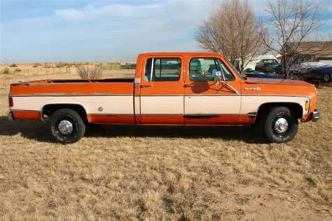 1973 Chevy Cheyenne Super C20 33 Crew Cab Truck 89k Miles Survivor