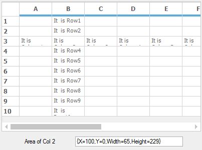 Managing Rows And Columns In Windows Forms Grid Control Syncfusion