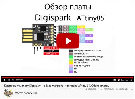 Unlocking The Potential Digispark Attiny85 Datasheet Breakdown