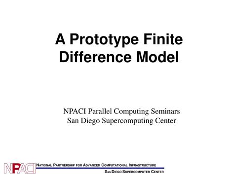 Ppt A Prototype Finite Difference Model Powerpoint Presentation Free
