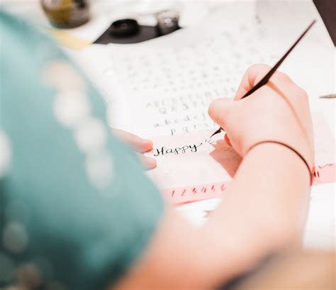 Calligraphy And Card Making For Beginners At Hilton Collective Sip And Script