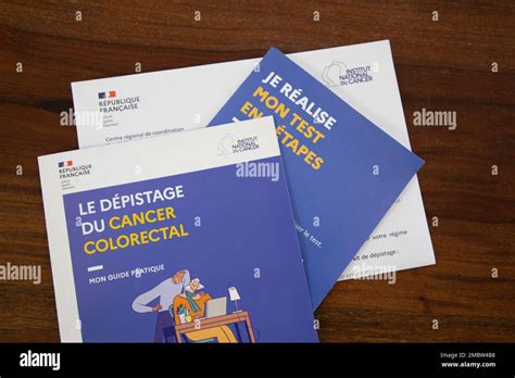 Bordeaux Aquitaine France 01 18 2023 Screening Colorectal Cancer
