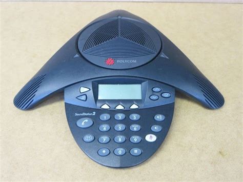 Polycom Soundstation 2 2201 16000 601 Phone With Universal Module 2201 16050 612