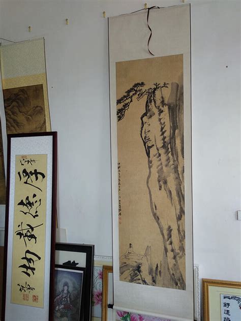 星月張大千國畫人物條幅松下高士圖宣紙微噴復製版畫高清原大裝飾畫 露天市集 全台最大的網路購物市集