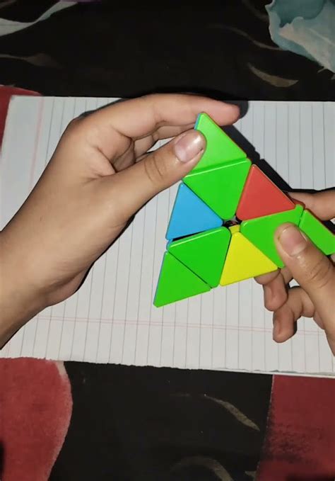 How To Make Super Flip Pattern In A Pyraminx Cube Youtube