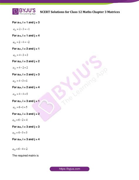 Ncert Solutions For Class 12 Maths Exercise 31 Chapter 3 Matrices