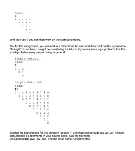 Solved Assignment4B Triangle Man Triangle Man This Part Chegg