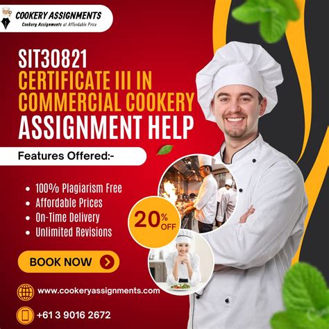 Cookery Assignments