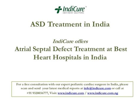 Asd Treatment In India Atrial Septal Defect Treatment At Best Heart Hospitals In India