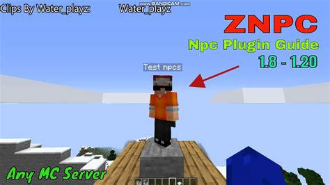 How To Use Npcs Plugin On Any Minecraft Server [znpcs 1 8 1 20] Youtube