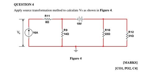Solved Question 4apply Source Transformation Method To