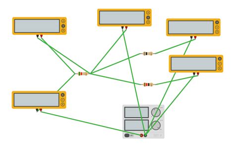 Circuit Design Esercizio N 1 Serie E Parallelo Tinkercad