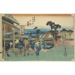 東海道五十三次之内 戸塚 元町別道 歌川広重 日本画 名画 Canon Creative Park