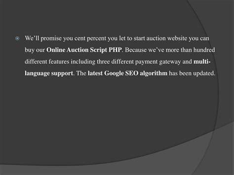 Ppt Php Auction And E Commerce Script I Netsolution Powerpoint
