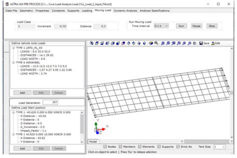 Figure 48 Grillage Model Analysis Of Bridge Deck Girder