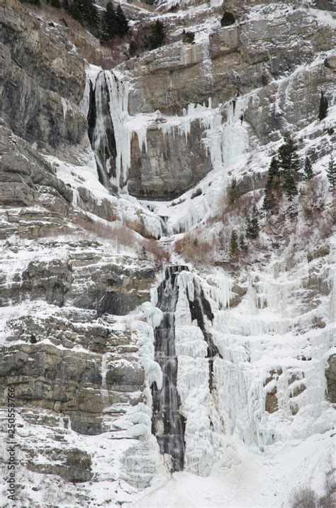 Bridal Veil Falls Frozen