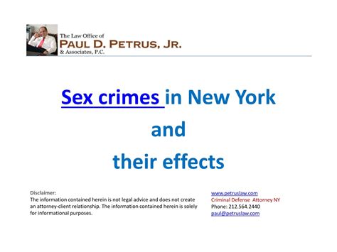 PPT Sex Crimes In New York And Their Effects PowerPoint Presentation ID 1018340