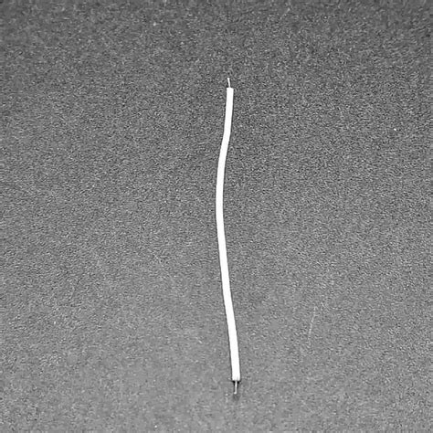 Kit 100 Fili Cavi Ponticelli 24awg Ul1007 300v 8cm Bianco Breadboard Pcb Basetta