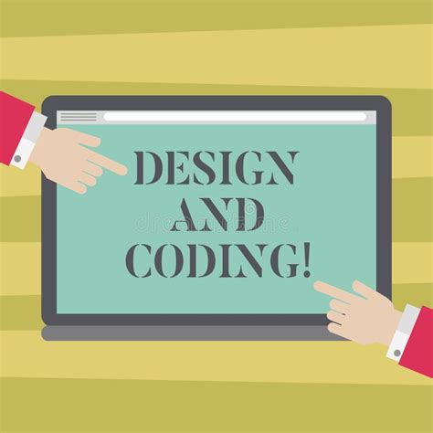 Text Sign Showing Design And Coding Conceptual Photo Tool That Can Be