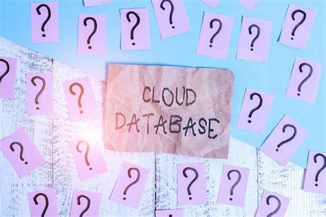 Word Writing Text Cloud Database Business Concept For Optimized Or Built For A Virtualized