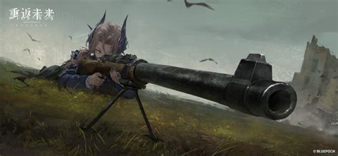 Reverse 1999 Highres Official Art Official Wallpaper 1girl Aiming