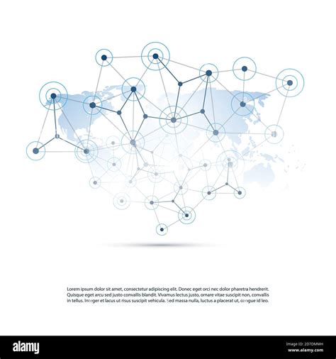 Cloud Computing Networks Structure Telecommunications Concept Design