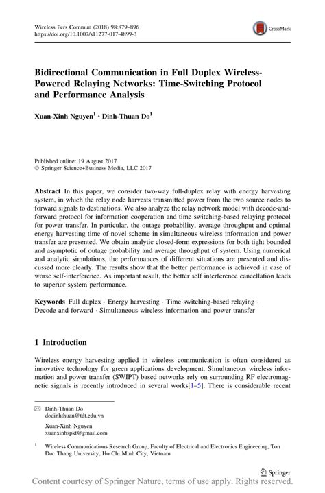 Bidirectional Communication In Full Duplex Wireless Powered Relaying