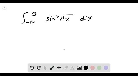 Verify That Fx Sin√x Is An Odd Function And Use That Fact To Show