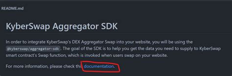 Broken Link Readme Md Issue 1 KyberNetwork Kyberswap Aggregator