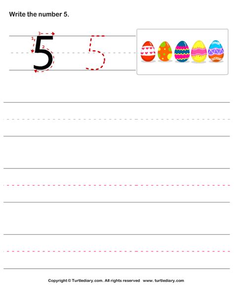 Learn To Write Numbers Turtle Diary Worksheet