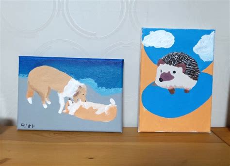 초등미술 아크릴화 그리기 [아크릴화 특징] 네이버 블로그