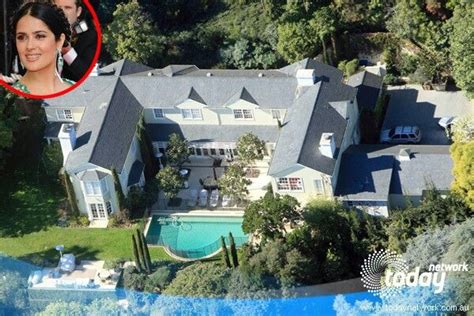 Luxury Mansion With Pool And Lush Surroundings Salma Hayek Home