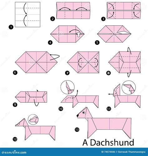 Origami Dog Instructions