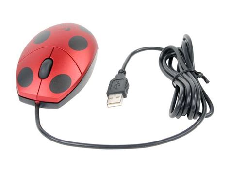 Logitech Ladybug 931266 0403 2 Tone Optical Mouse