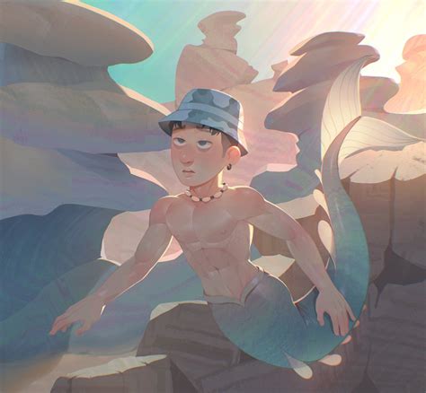 Rule 34 Devon Turning Red Disney Jomsart Male Male Only Merfolk