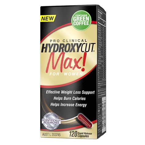 Hydroxycut Max Pro Clinical For Women Supplement Online Australia Mega Vitamins