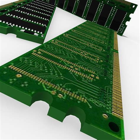 Ram Memory 3d Model Cgtrader