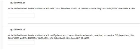 Solved Question 1 Each Object Of A Class Has Its Own Copy Of