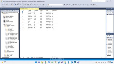 انشاء قاعدة بيانات باستخدام sql server مستقل
