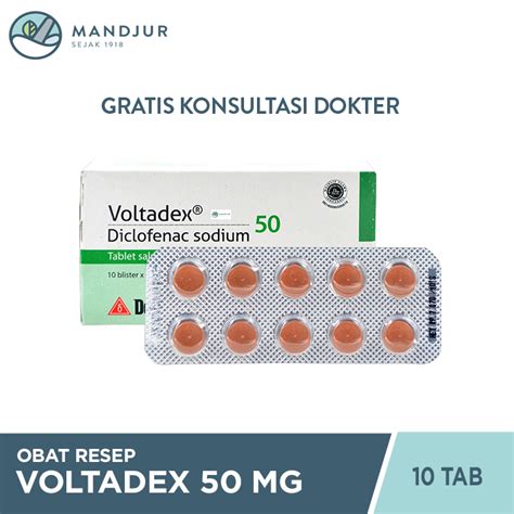 Voltadex 50 Mg 10 Tablet Lengkap Harga Terbaru Juli 2024 Blibli