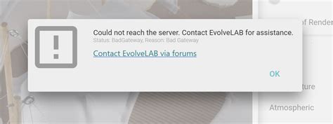 Error Couldn T Reach The Server Veras Revit Evolvelab Forum