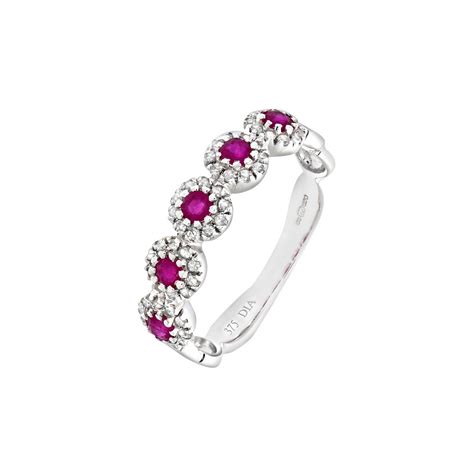 Ruby Jewellery Bail And Stone