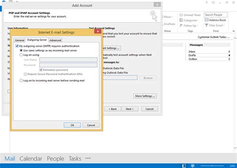 Email Configuration Outlook Email Configuration Help